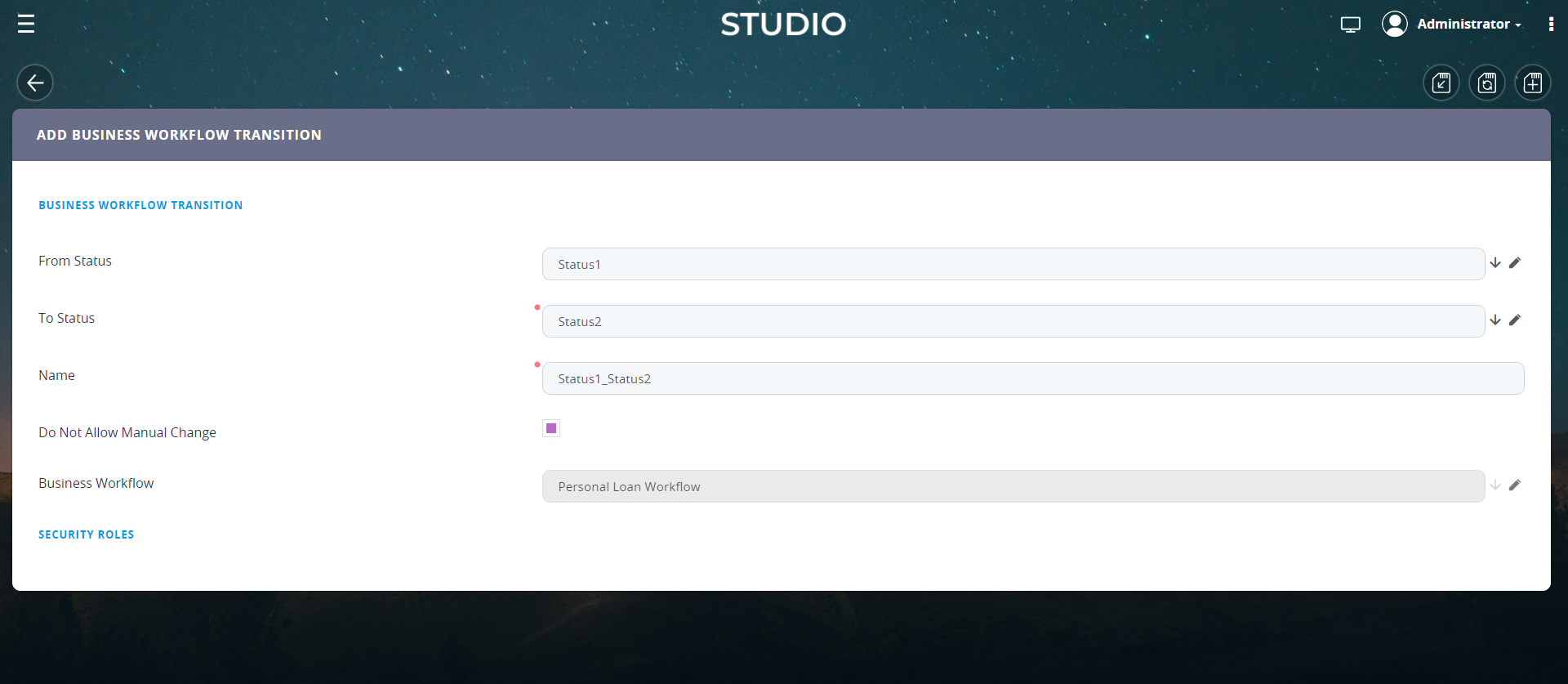 Define Workflow Transitions
