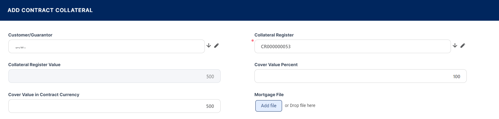Creating A New Secured Loan