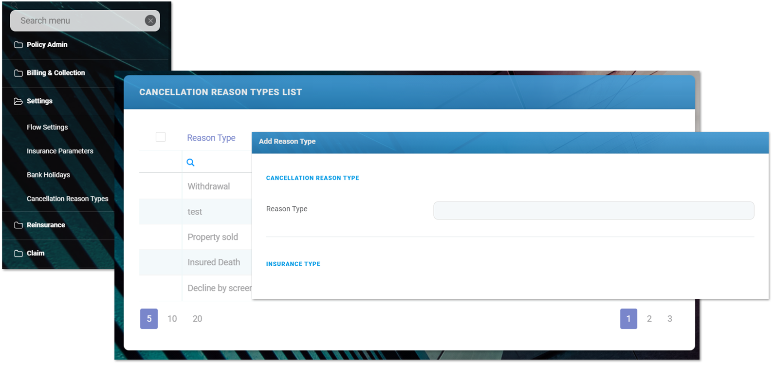 Cancellation Reason Types