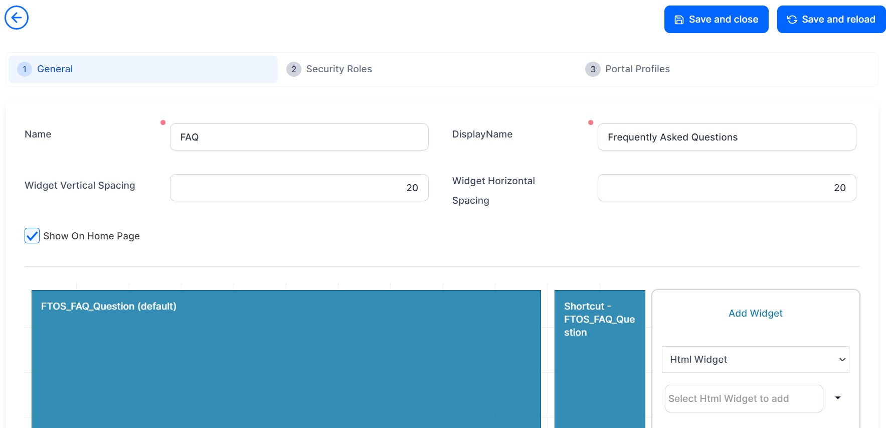 Modifying the Back-Office Dashboard