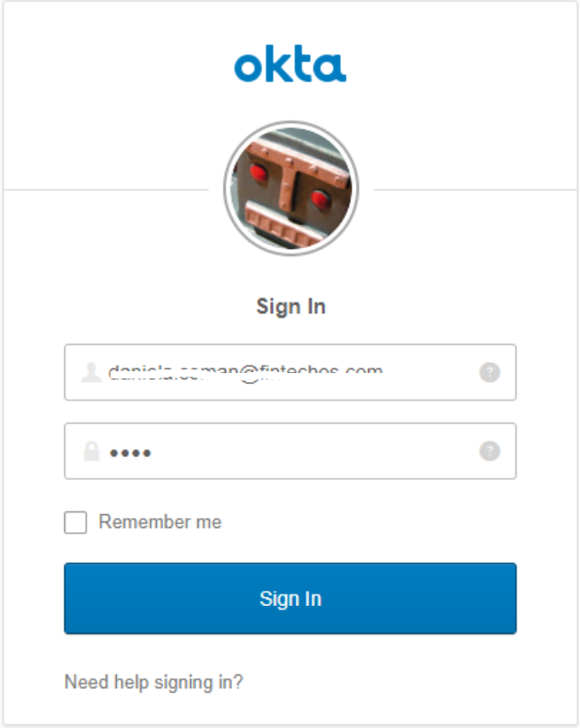 Authentication with Okta