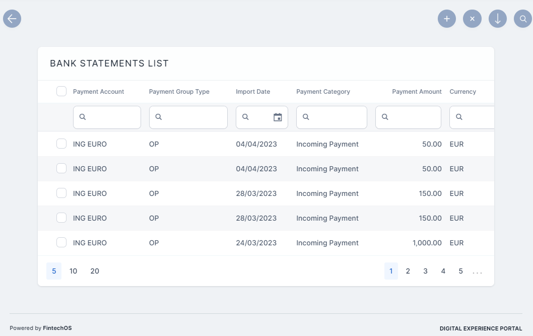 Import Bank Statements