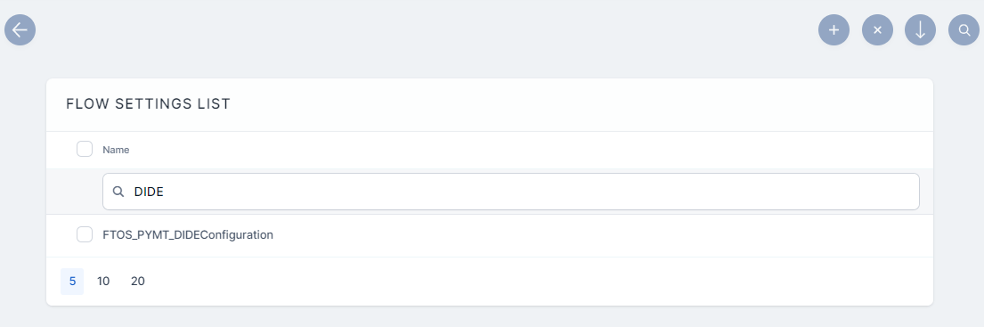 Configure the Direct Debit Type