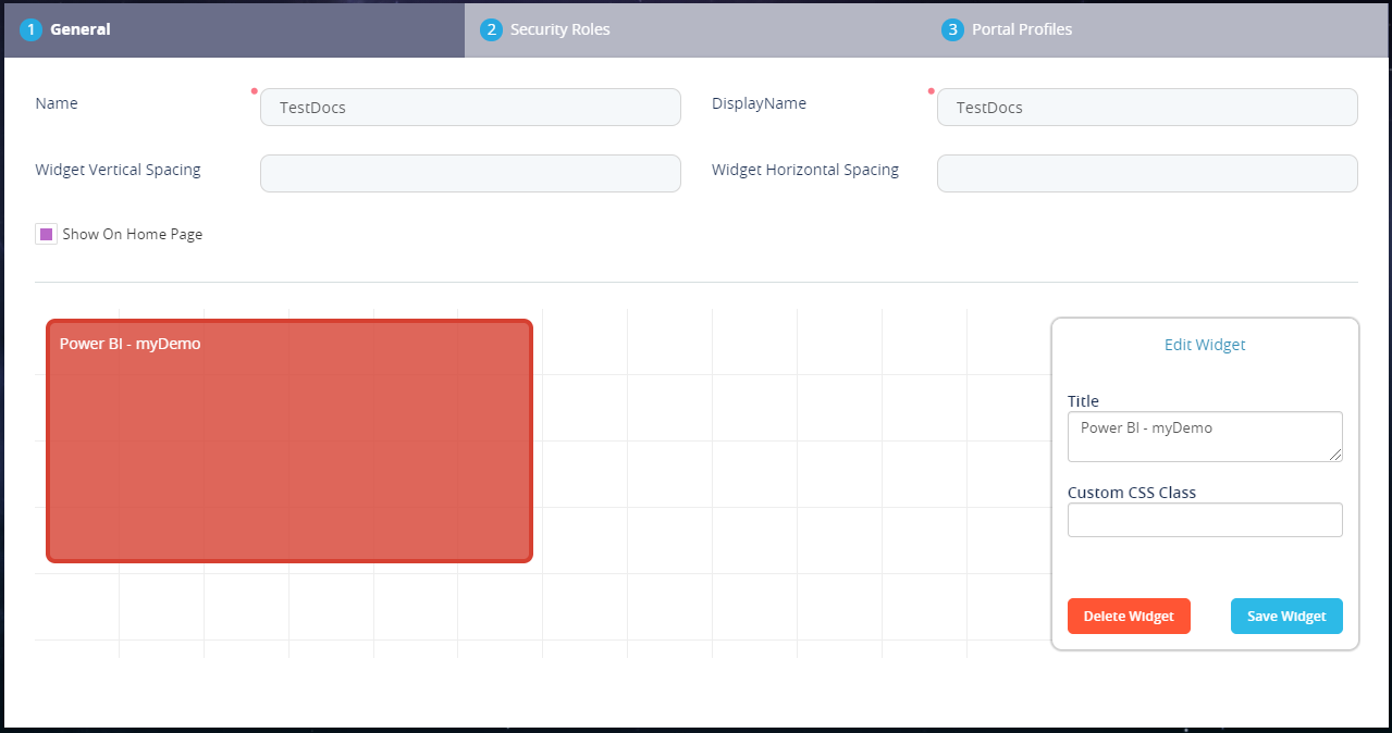 Add Power BI Report to Dashboard