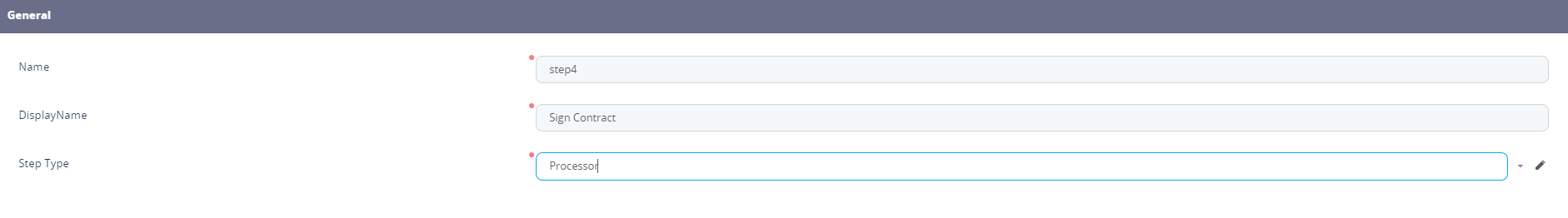 Custom Processor Step
