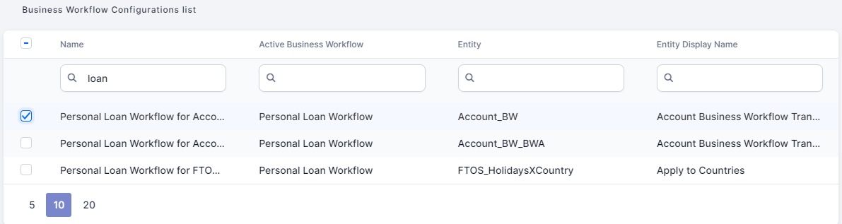 Configure Business Workflows