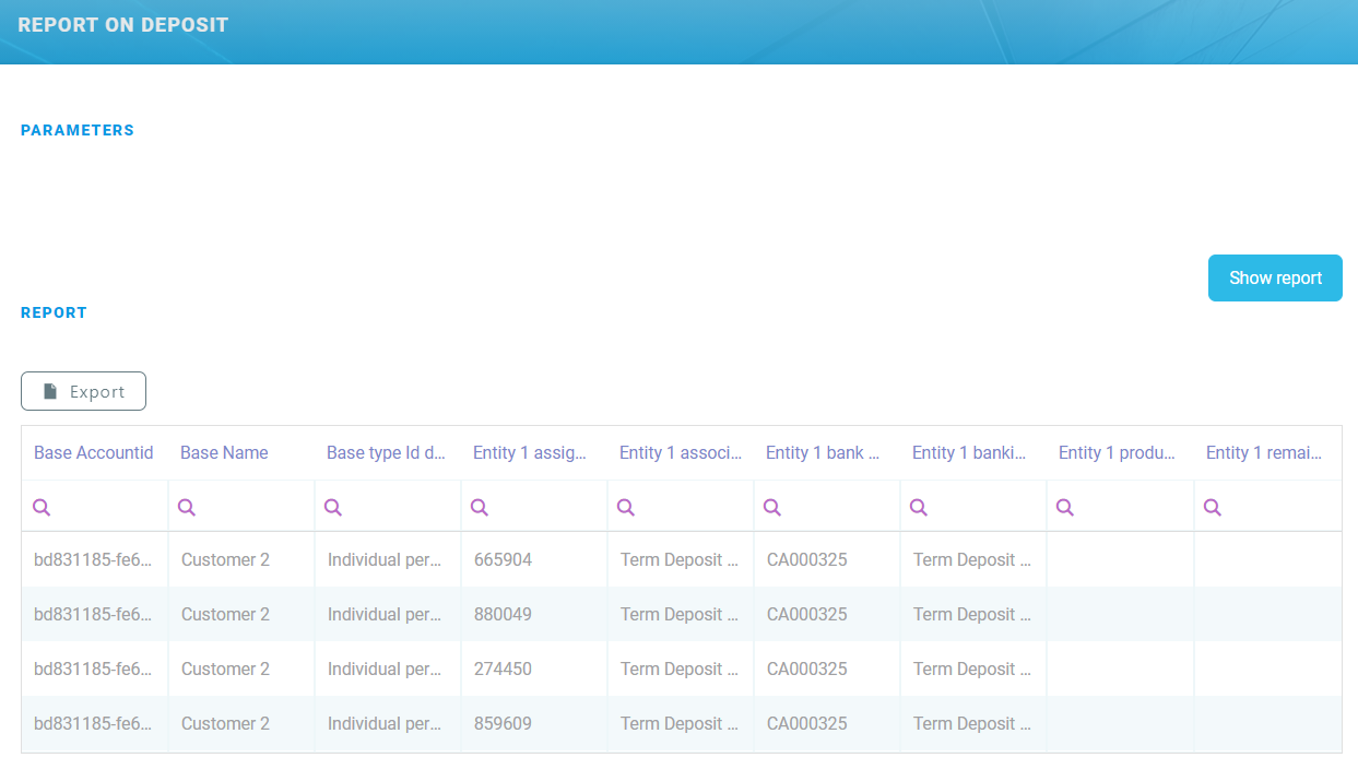 Create a Report with Fetch Designer