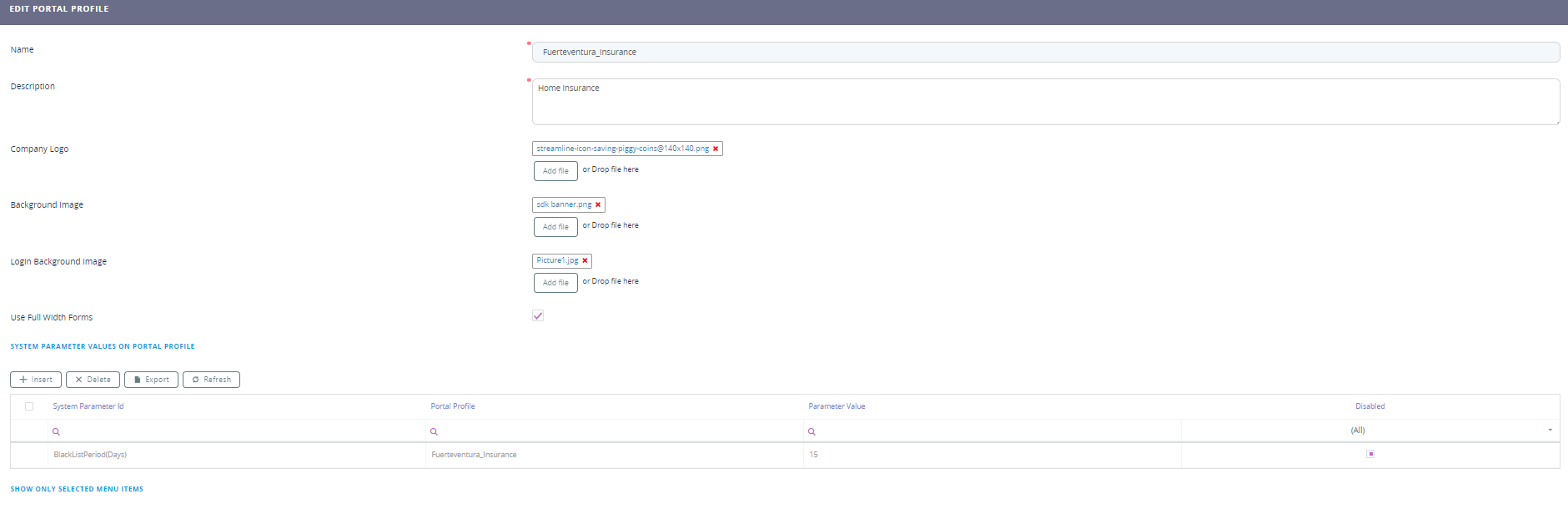 Create Multiple Portal Profiles