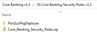 Installing Core Banking