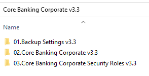 Installing Core Banking