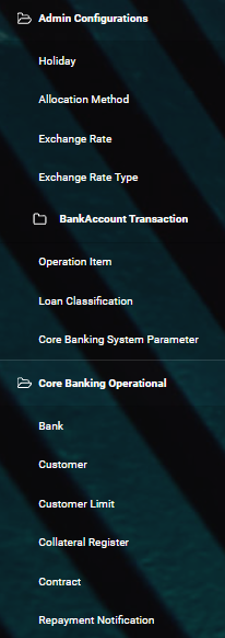 Installing Core Banking