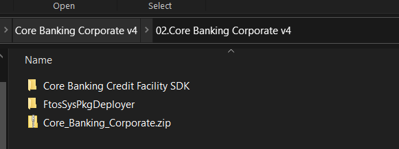 Installing Core Banking