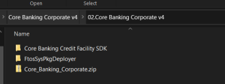 Installing Core Banking