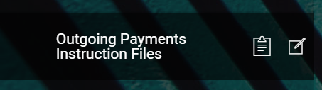 Outgoing Payments Instruction Files
