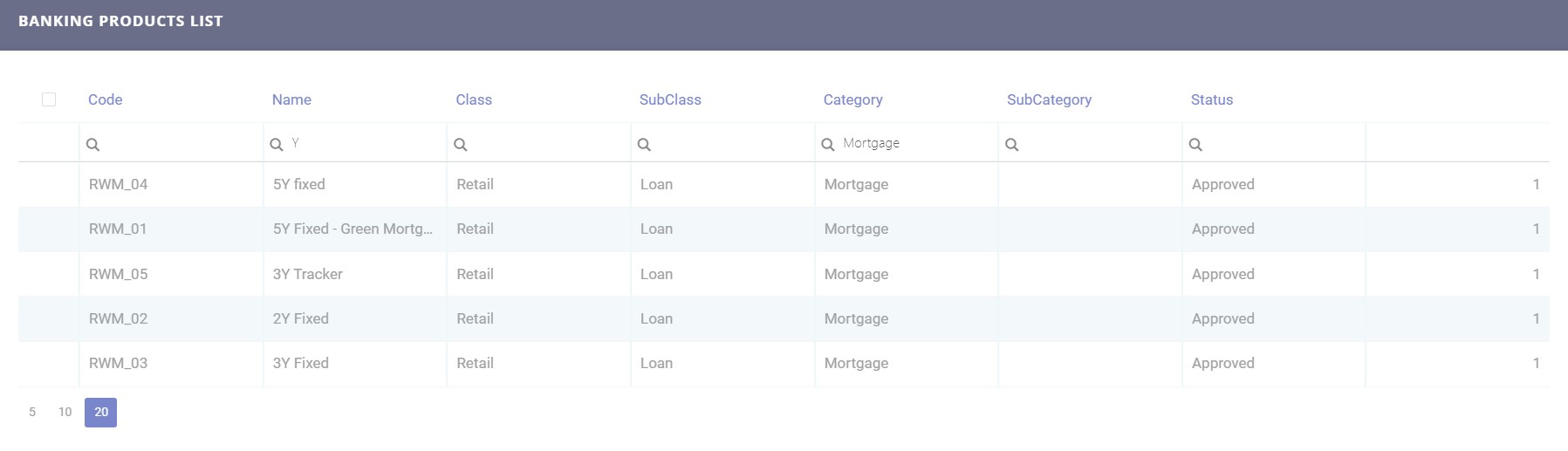 Configuring the Banking Product Factory